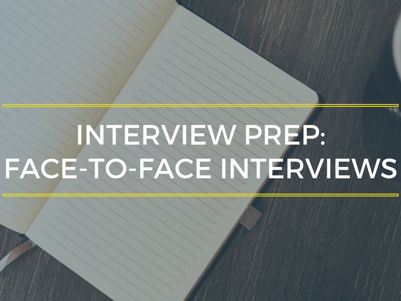 How to Nail the Face-to-Face Interview! · Caliber8